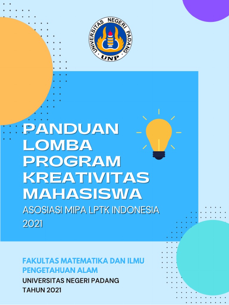 Panduan Lomba PKM 26 Juli 2021 | PDF