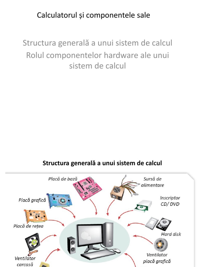 Structura Si Componentel Calculatorului | PDF