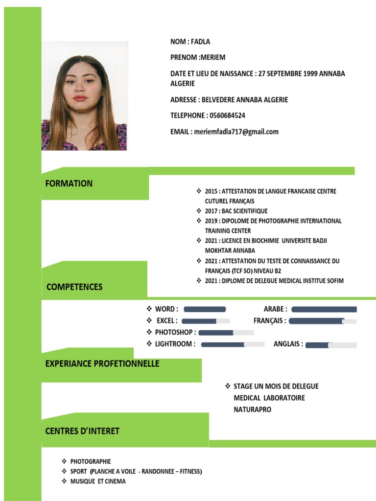 CV Meriem | PDF