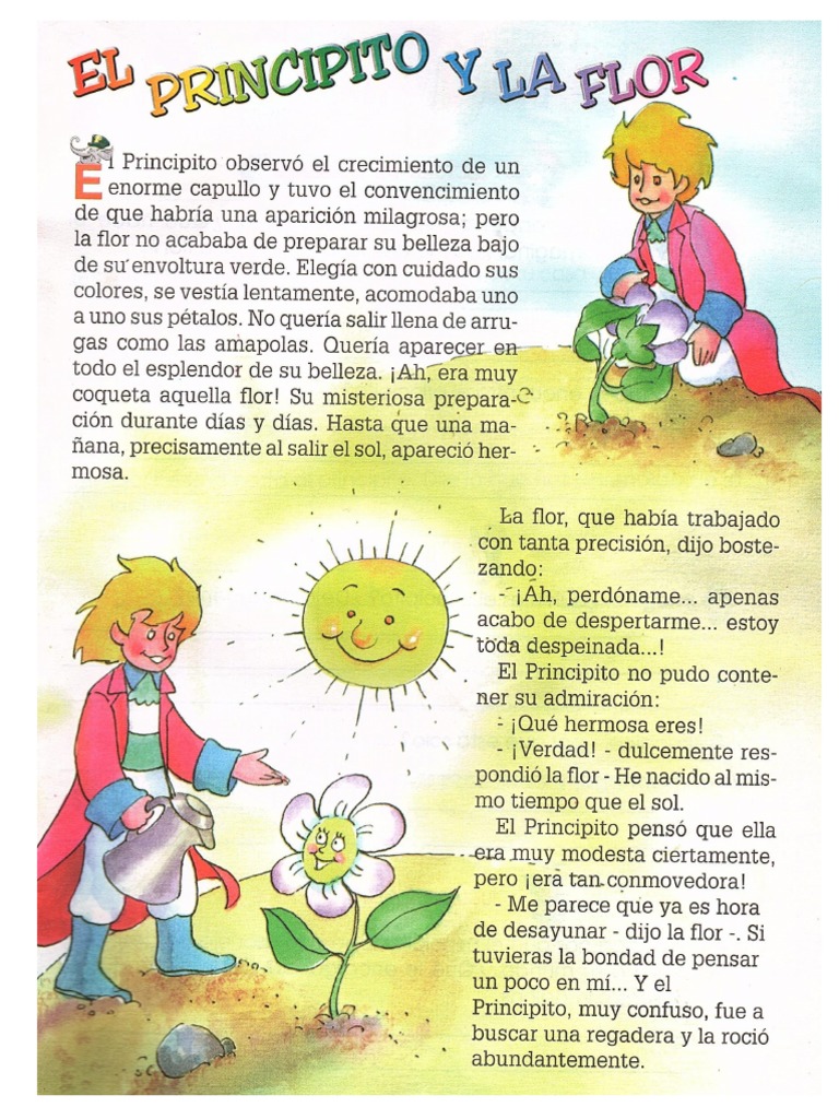 Lectura El Principito y La Flor | PDF