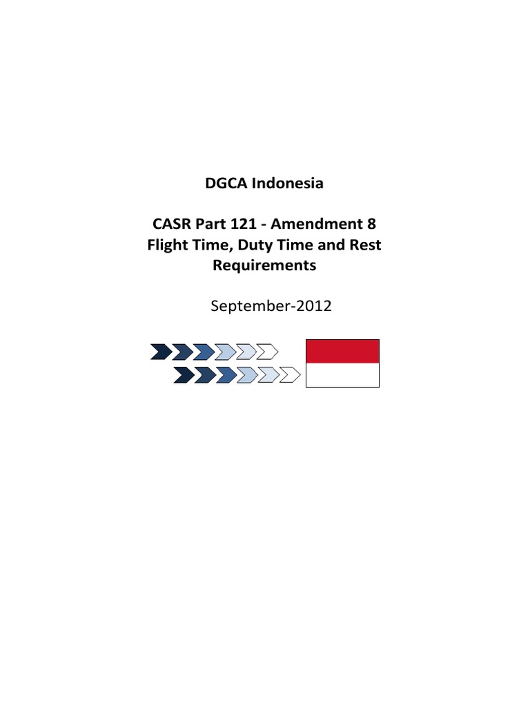 CASR Part 121: Duty and Rest Requirements | PDF | Airlines | Flight ...