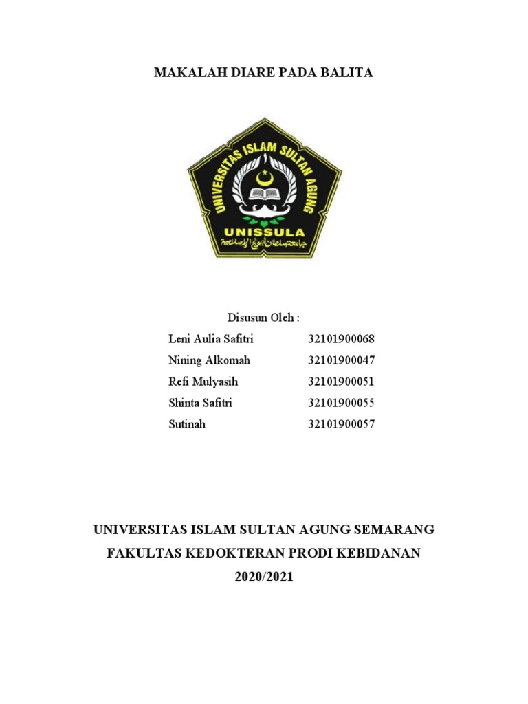 Makalah Diare Pada Balita | PDF