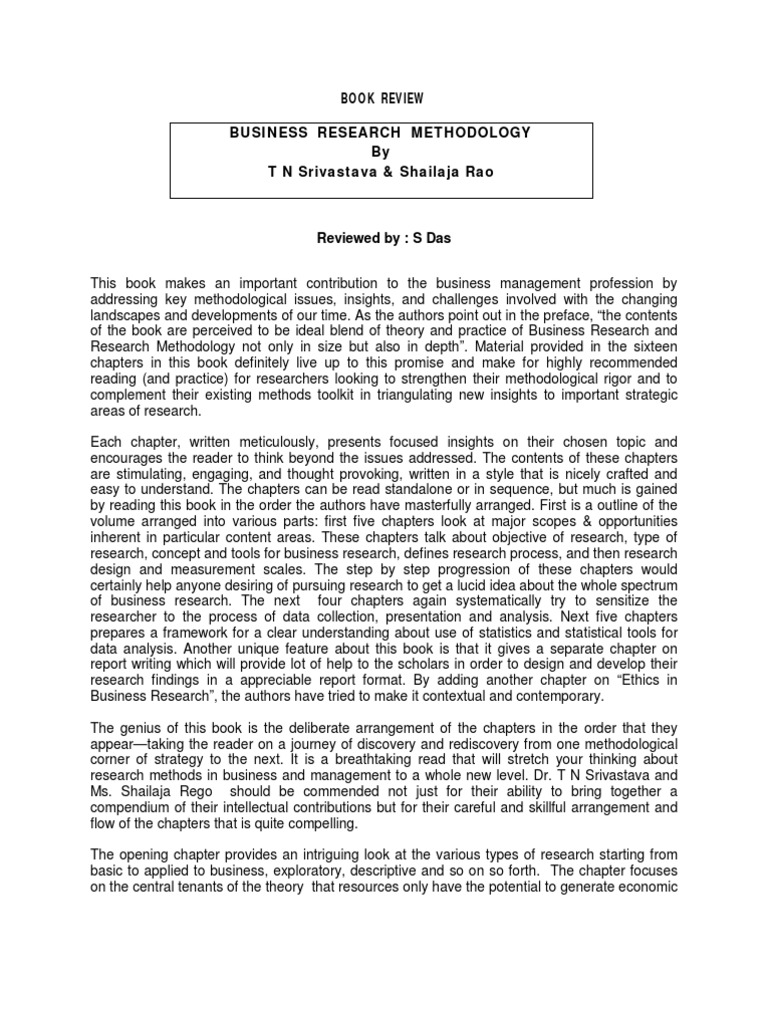 Book Review-By-s Das | PDF | Statistics | Theory