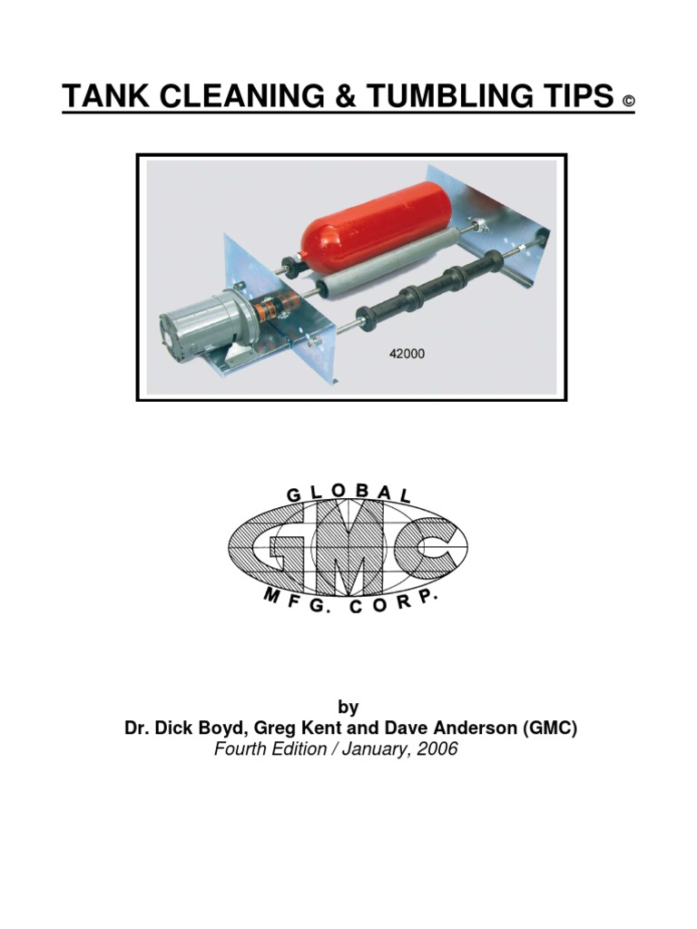 Tank Cleaning & Tumbling Tips | PDF | Scuba Diving | Oxygen