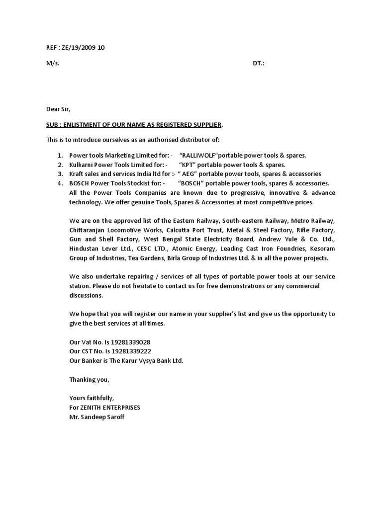 Enlistment Letter | PDF | Technology & Engineering