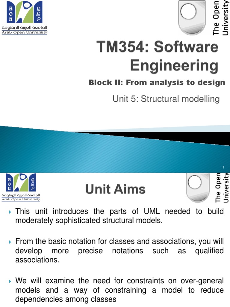 Unit 5: Structural Modelling: Block II: From Analysis To Design | PDF | Class (Computer ...