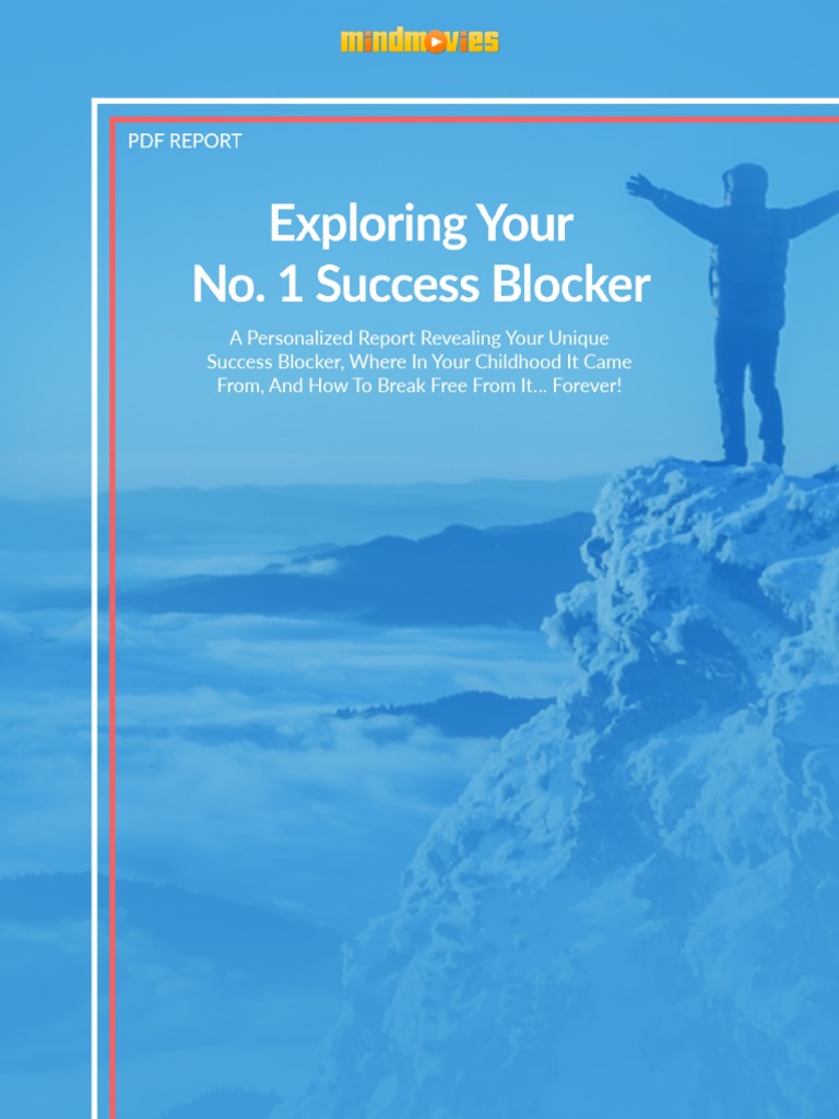 Identify and Overcome Your Success Blockers | PDF | Motivation ...