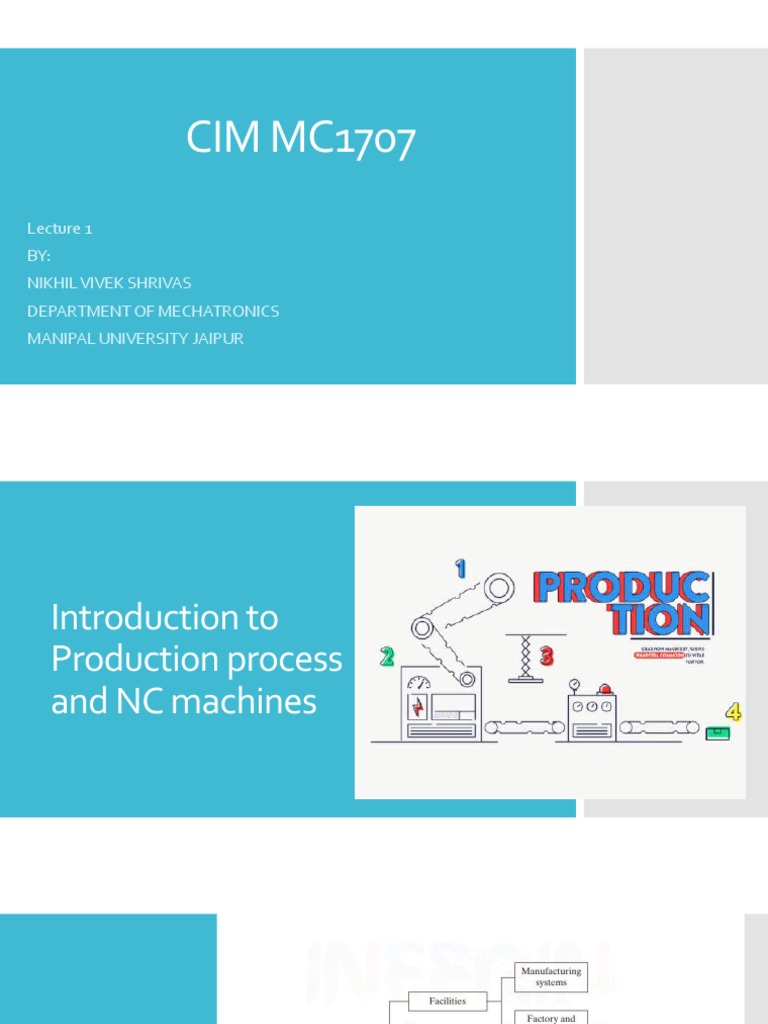 Introduction to Numerical Control (NC) Machines and Automation in Production Systems | PDF ...