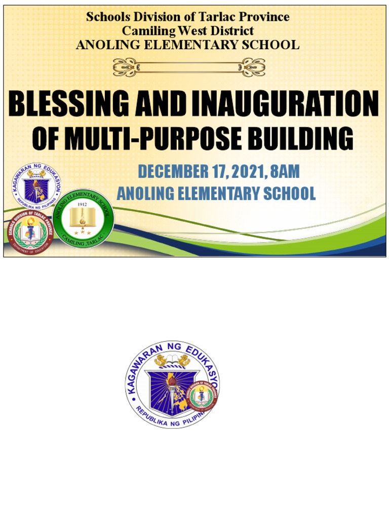 Inauguration Tarp | PDF