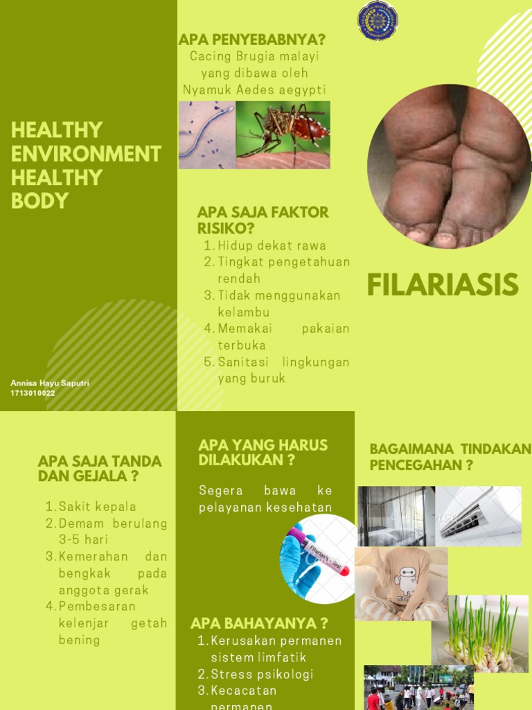 Leaflet Filariasis | PDF