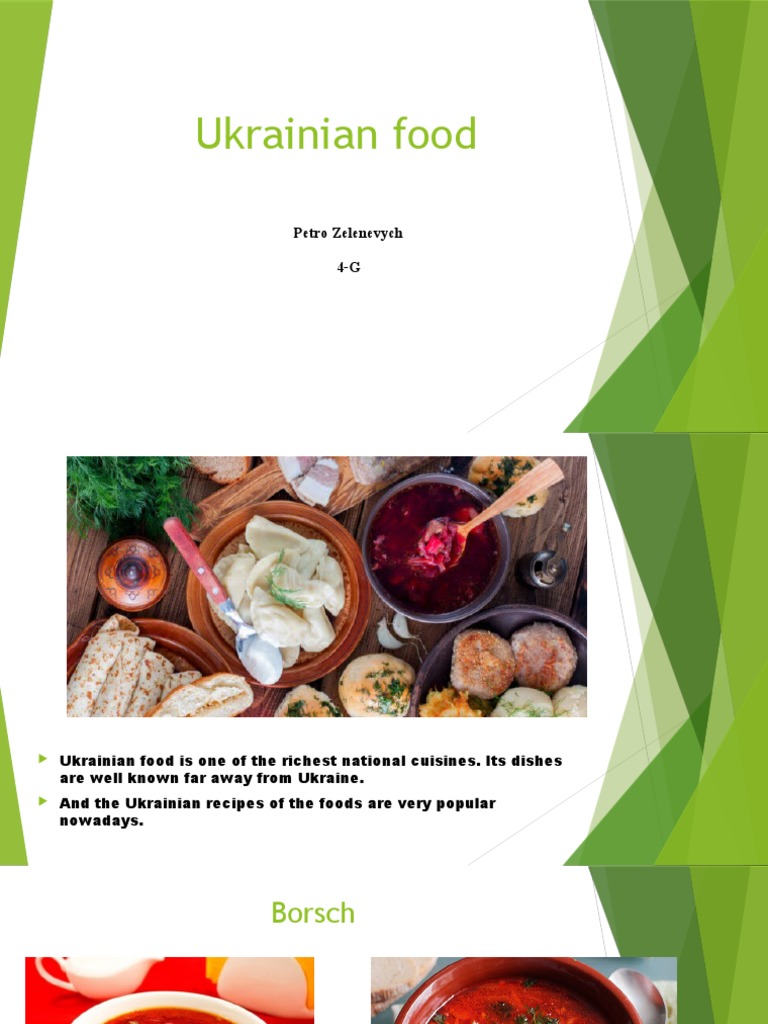 Traditional Ukrainian Cuisine Overview | PDF