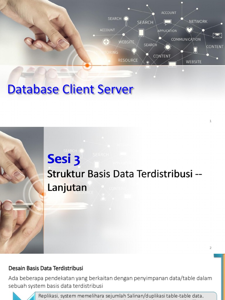 TI-SI - Database Client Server - 3 - Struktur Basis Data Terdistribusi - Lanjutan | PDF