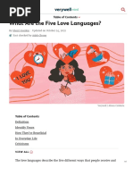 Love Languages Handout For Parents | PDF | Love | Interpersonal ...