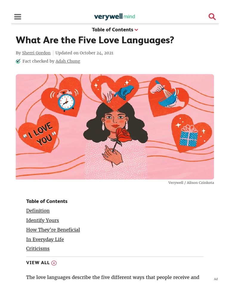 Understanding the Five Love Languages | PDF | Love | Empathy