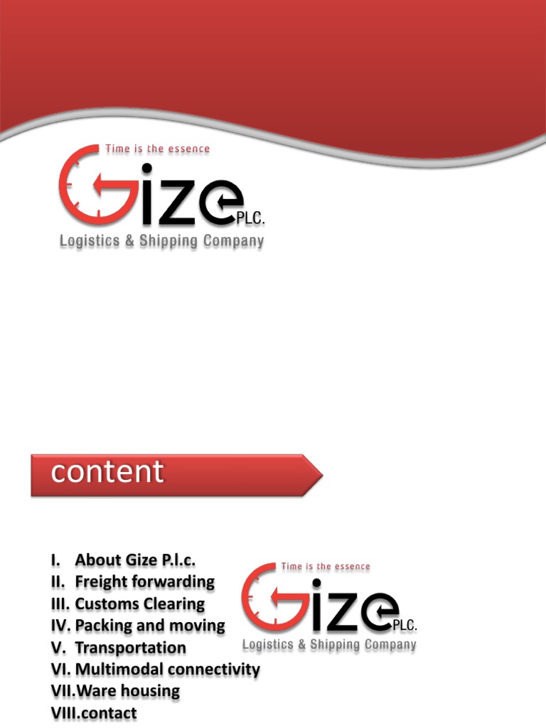 Gize PLC: Leading Logistics in Ethiopia | PDF | Cargo | Warehouse