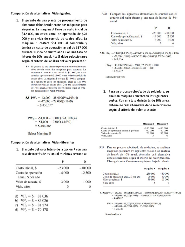 Ejercicios Capitulo 5 Resueltos | PDF