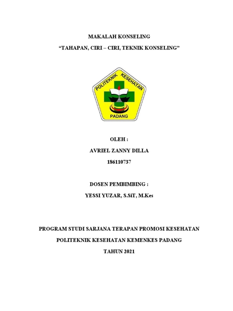 Makalah Konseling Individu | PDF