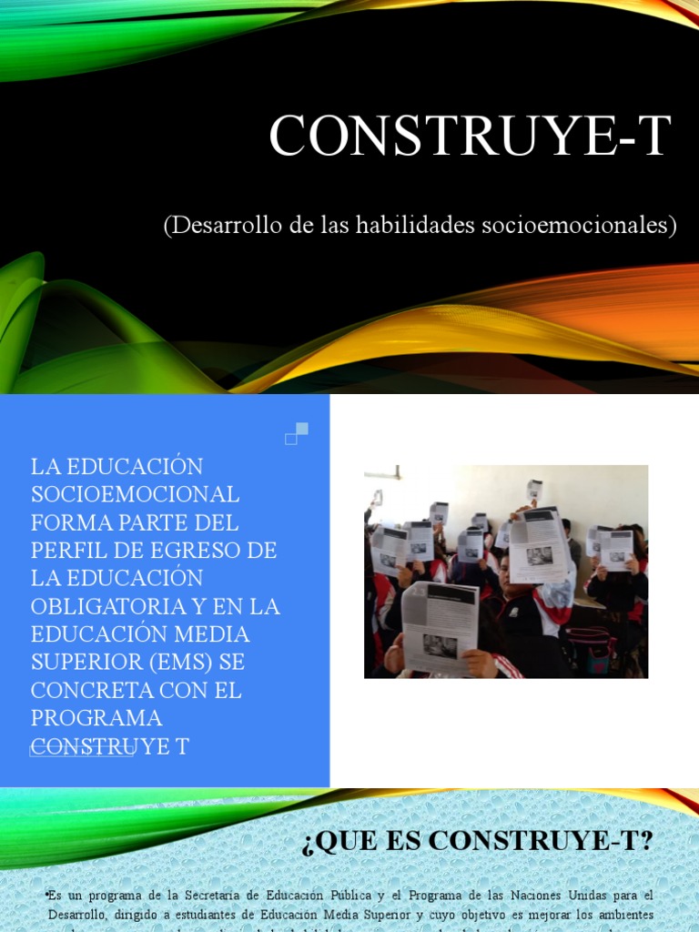 Construye T | PDF | Plan de estudios | Conceptos psicologicos