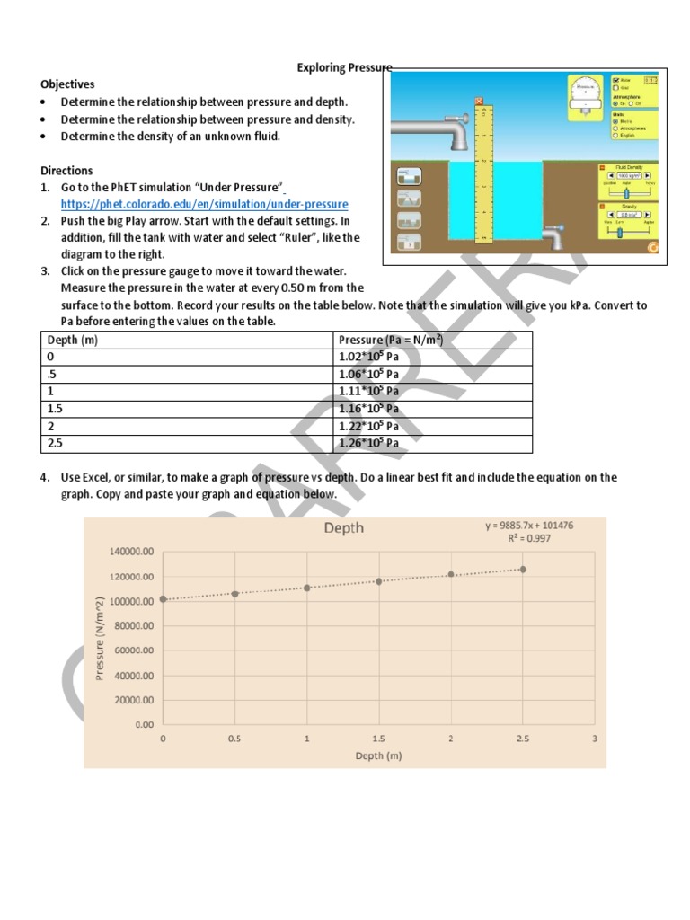 Exploring Pressure | PDF | Pressure | Density