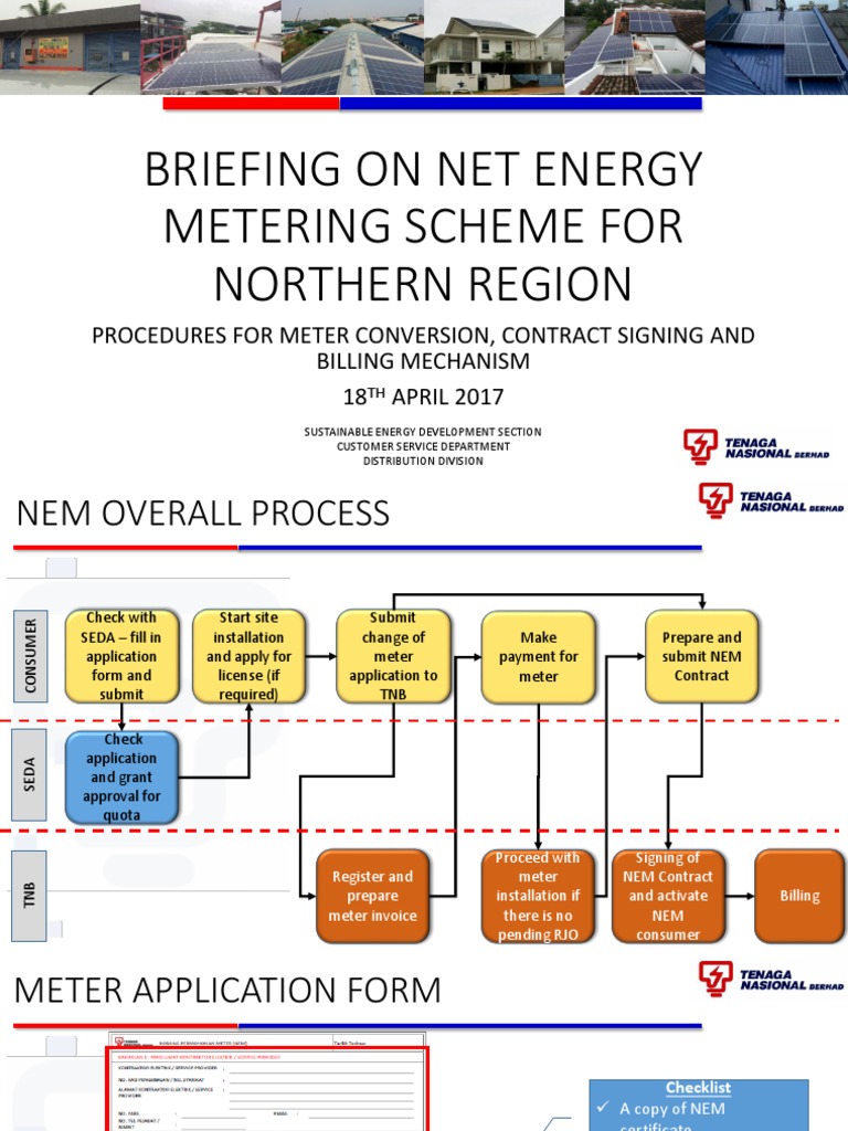 TNB - Briefing On The Application NEM Procedures of Meter Conversion ...