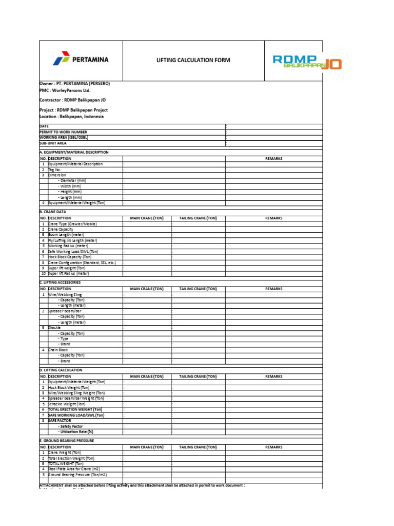 Form Rigging Plan | PDF | Crane (Machine) | Manufactured Goods
