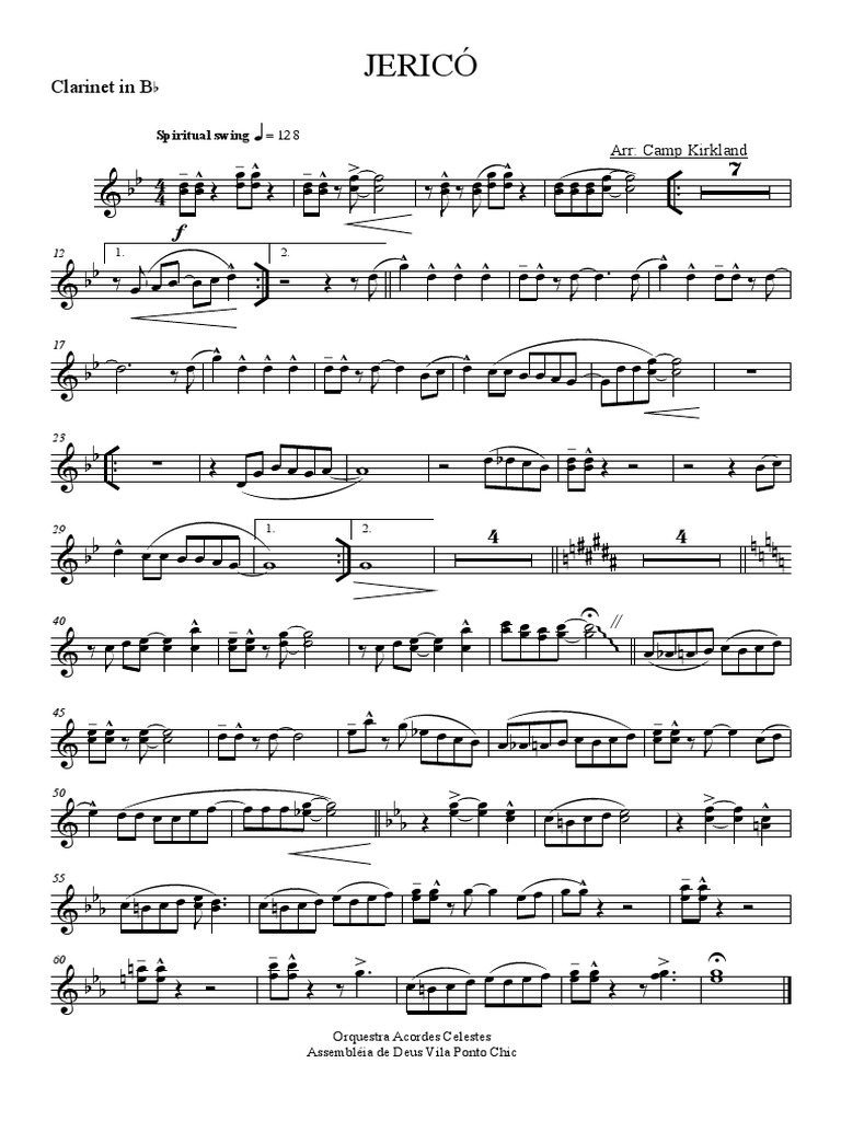 002-JERICÓ - Clarinet in BB | PDF