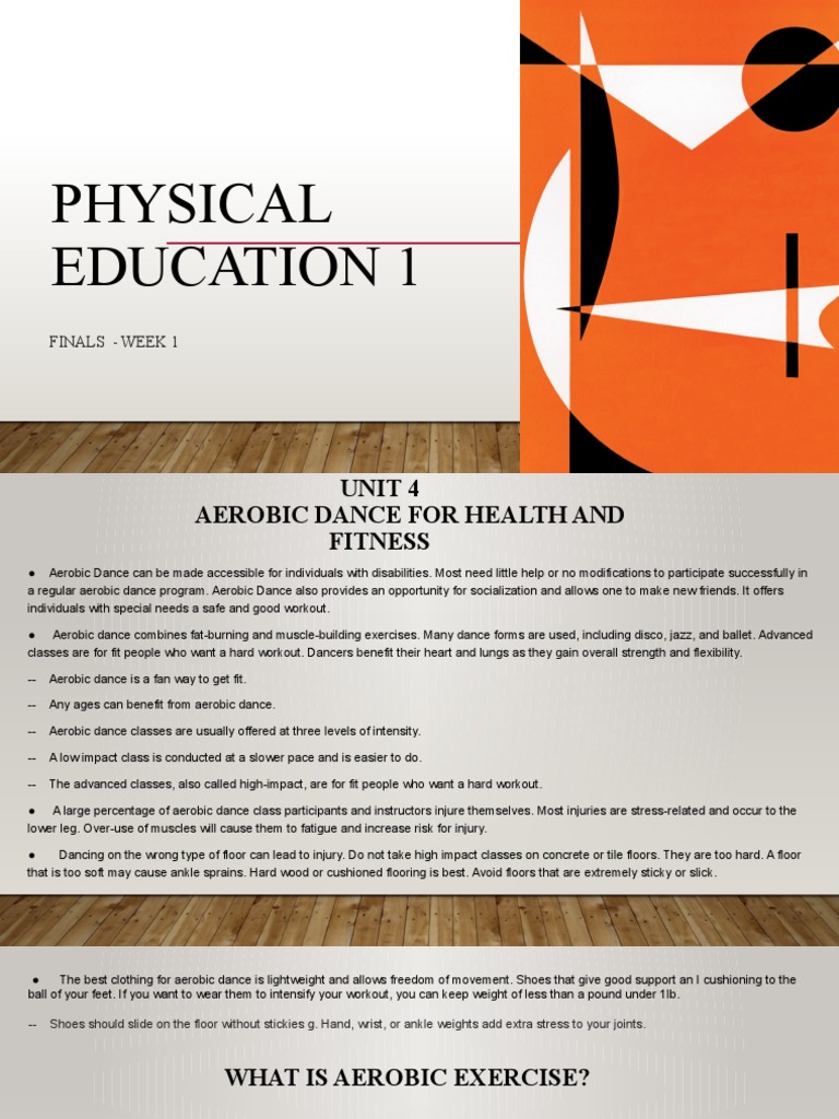 Physical Education 1: Finals - Week 1 | Download Free PDF | Aerobic ...