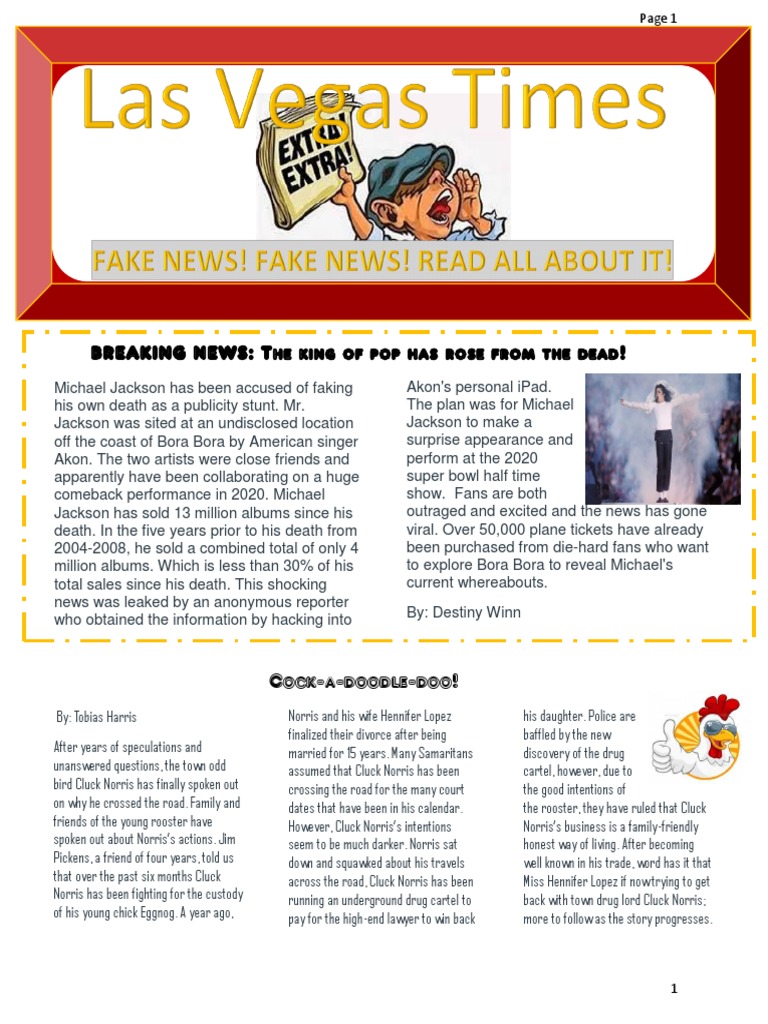 Celebrity Gossip Newspaper | PDF