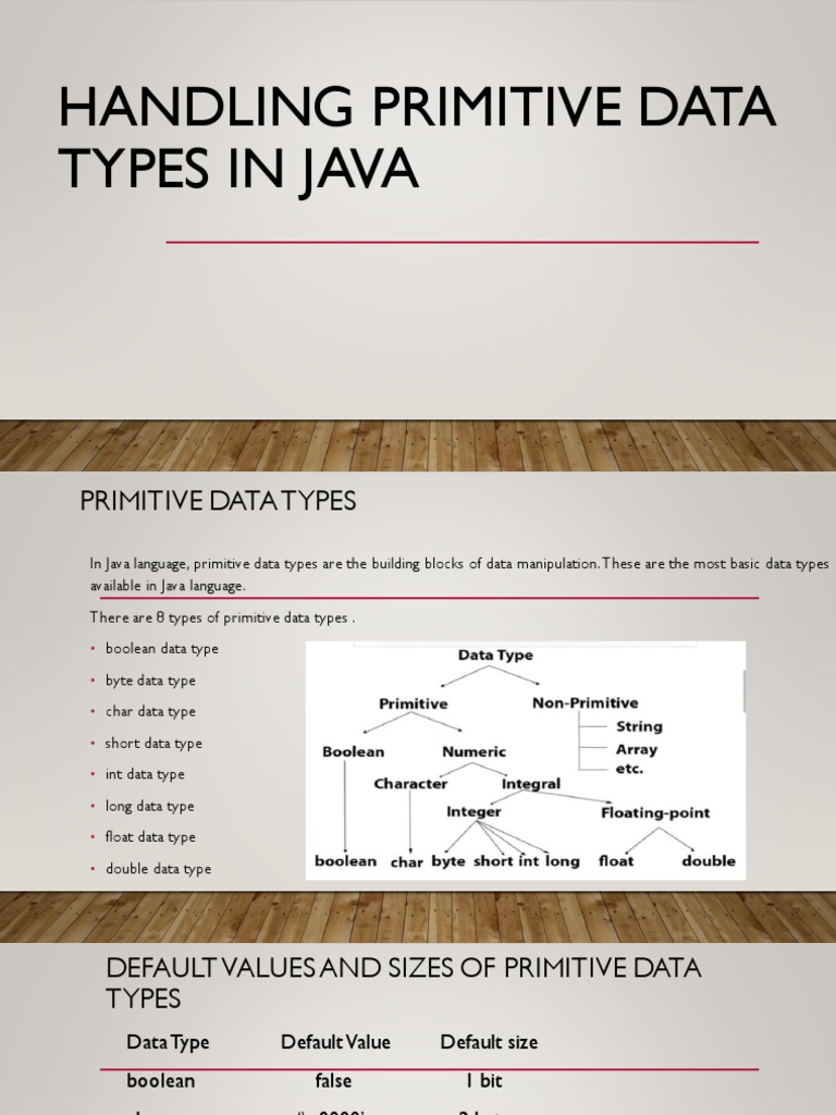 Primitive Data Types Pdf Integer Computer Science Data Type