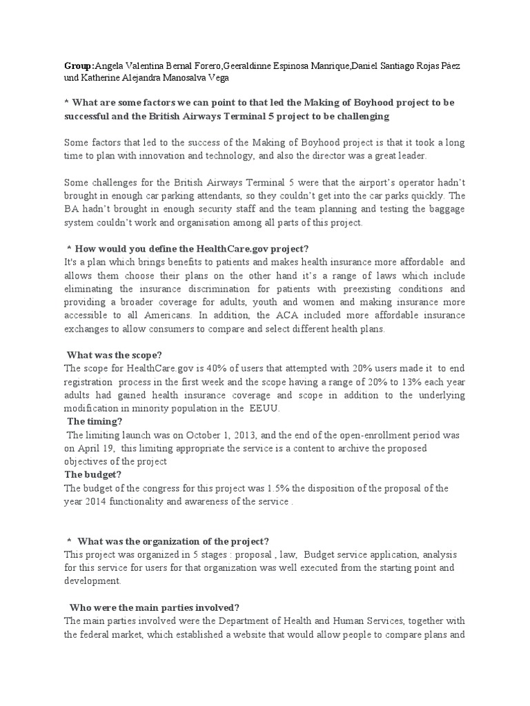 Case Study Analysis - Questions and Answers | PDF | Medicaid | Health Care