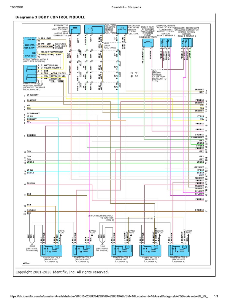 Diagrama 3 Body Control Module | PDF | Ignition System | Machines