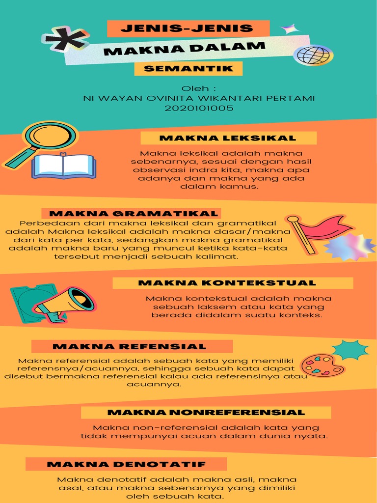 Jenis-Jenis Makna Semantik | PDF