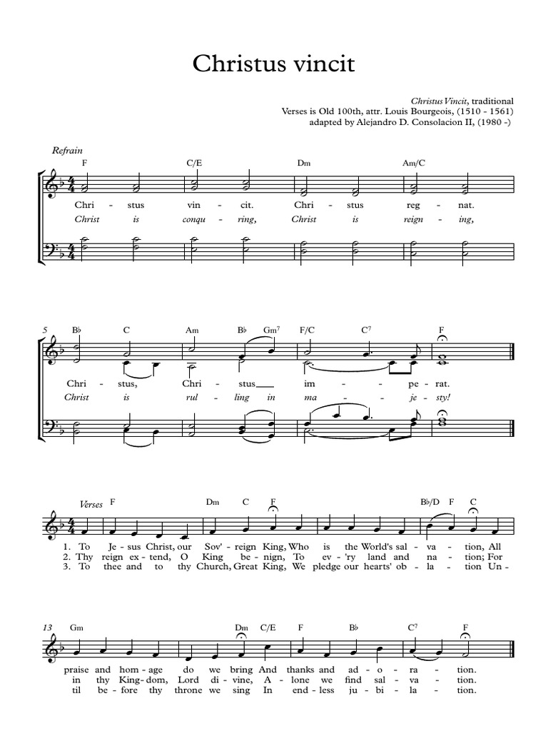 Christus Vincit 2 | PDF