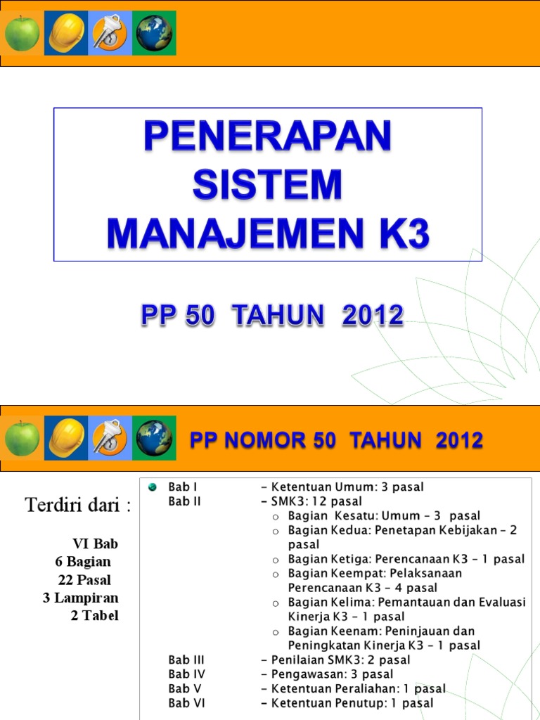 PENERAPAN SMK3 pp502012 | PDF