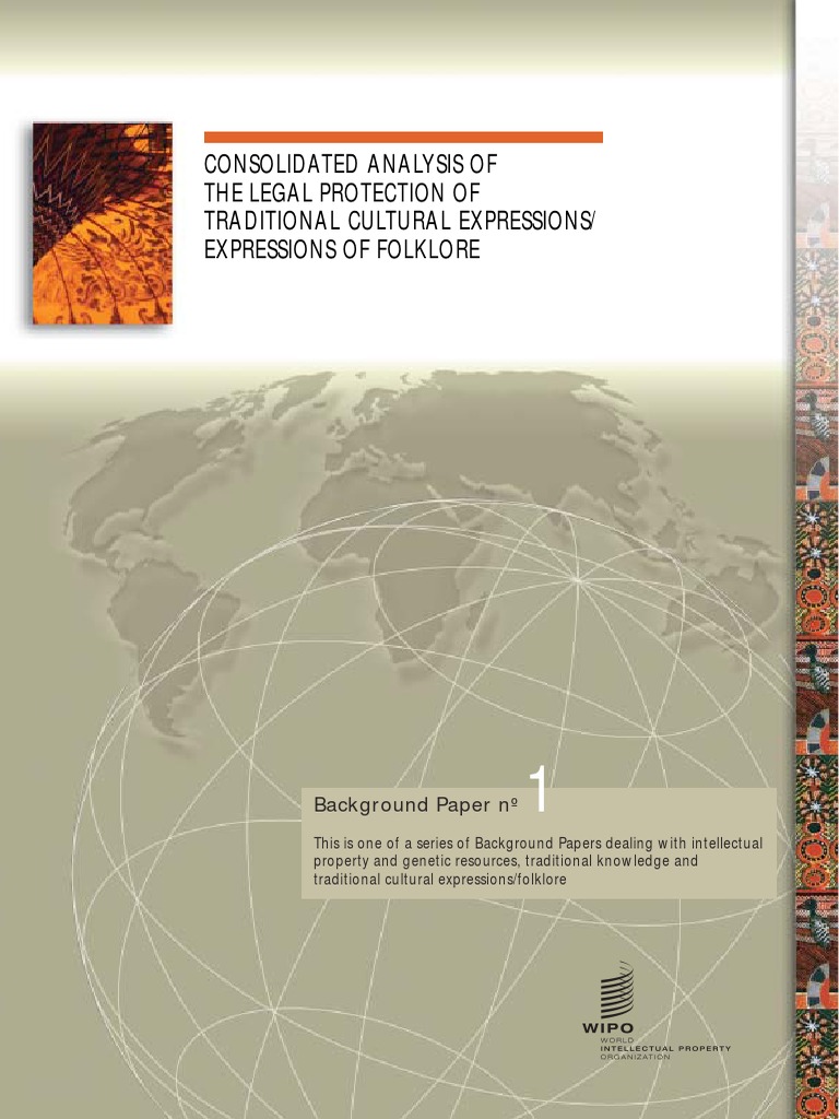 Legal Protection of Traditional Culture | PDF | Intellectual Property ...