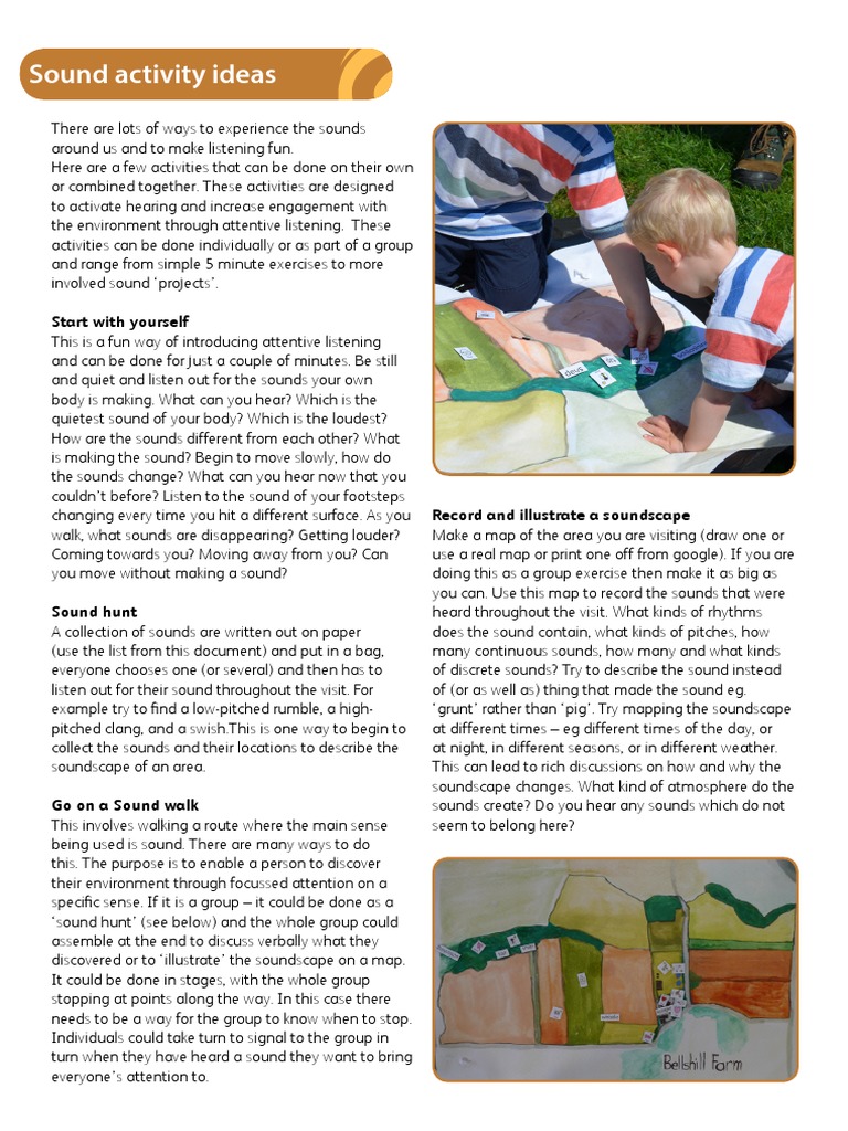 Sound Activities Sensory Trust | PDF | Sound | Classical Mechanics