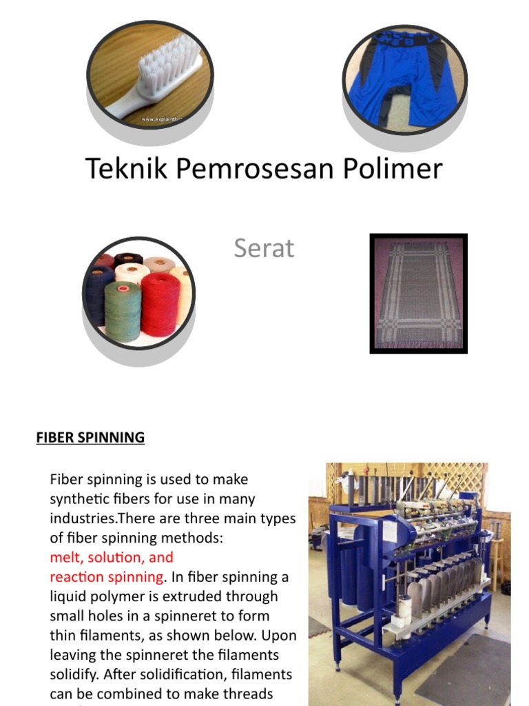 Teknik Pemrosesan Polimer Serat | PDF