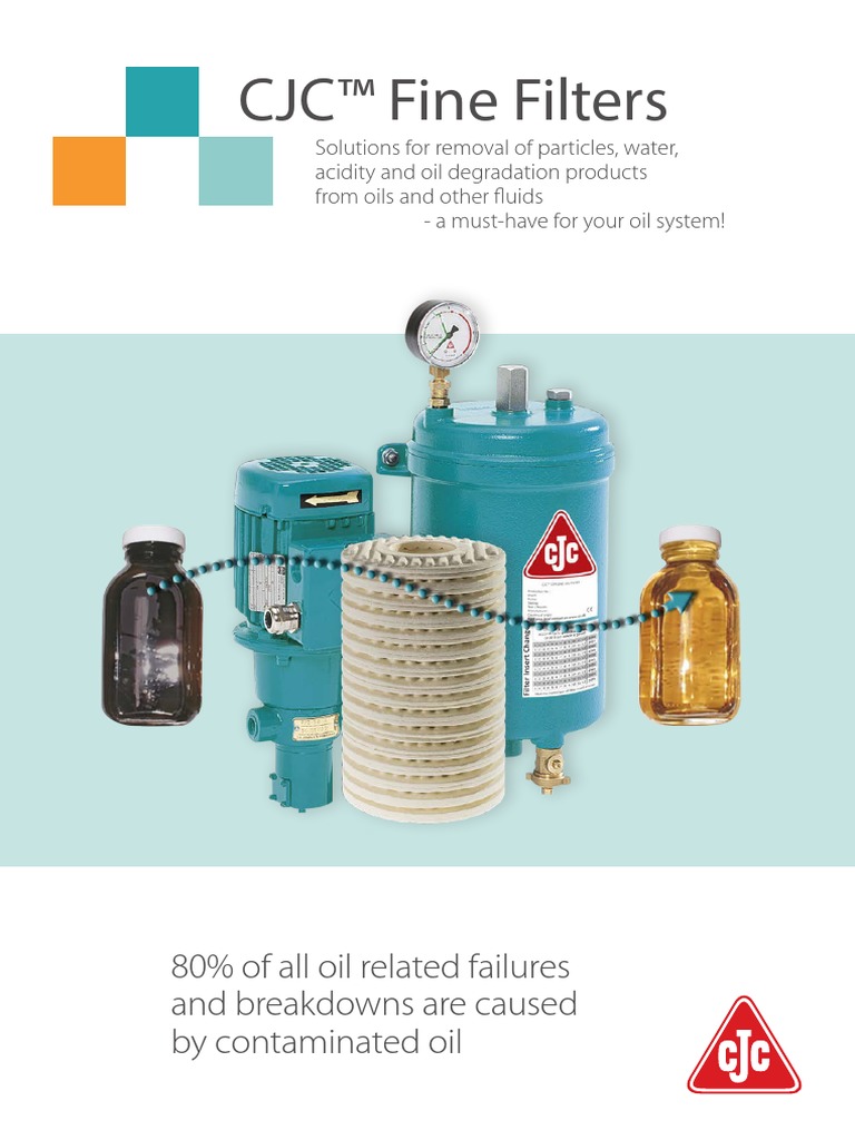 Fine Filter Brochure | PDF | Filtration | Lubricant