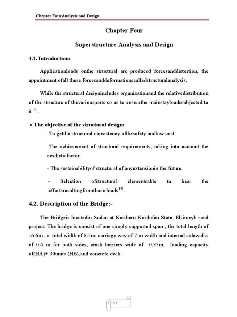 Bridge Supper Structure Design | PDF | Bridge | Lane