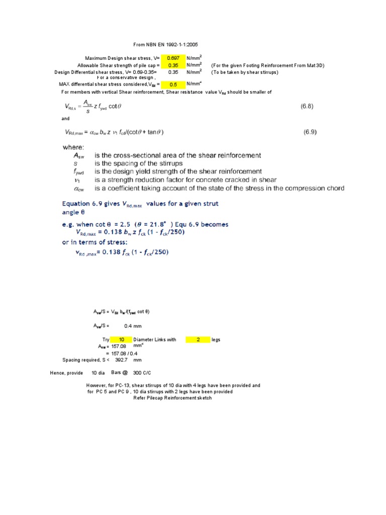 Shear Links Example | PDF