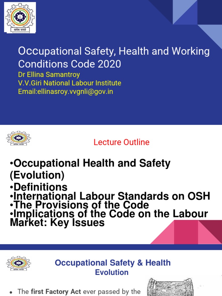 OSH Code 2020: Key Provisions Overview | PDF | Occupational Safety And ...