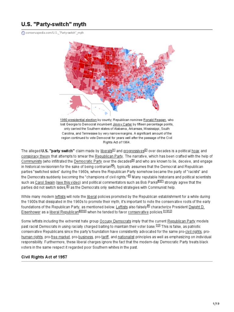 Debunking The Myth That The U.S.' Democrat & Republican Parties ...