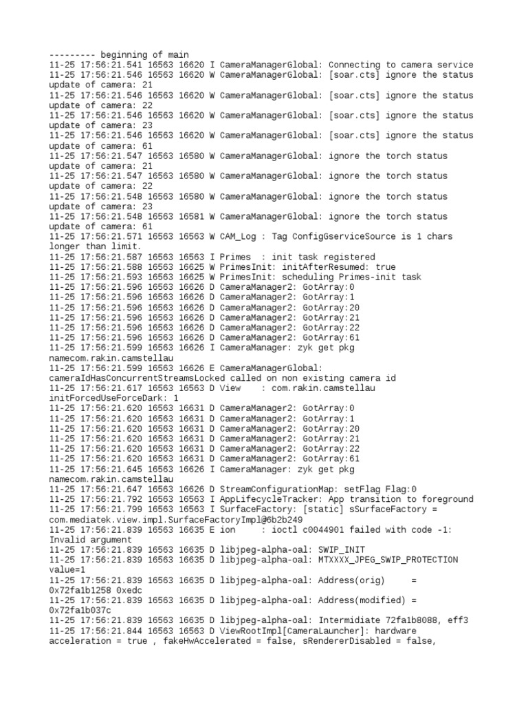 Log Cat 1637837781504 | PDF | Computing | Computer Programming