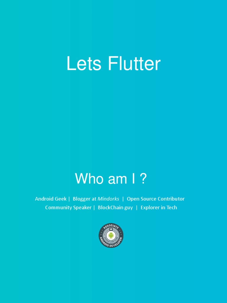 Flutter 180516111425 | Download Free PDF | Alphabet Inc. | Software
