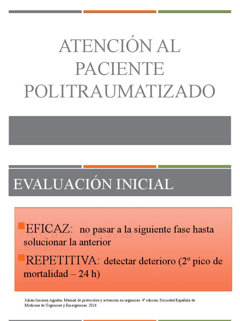 Protocolo ABCDE para la evaluación y manejo inicial del paciente ...