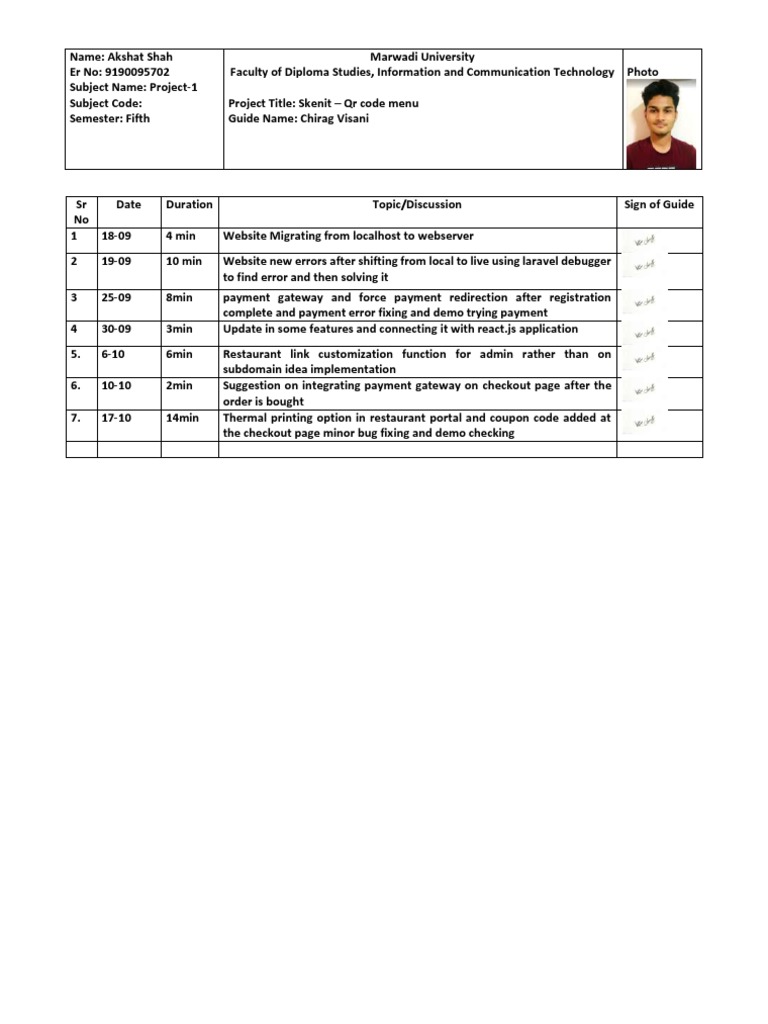 Log Book Diploma | PDF