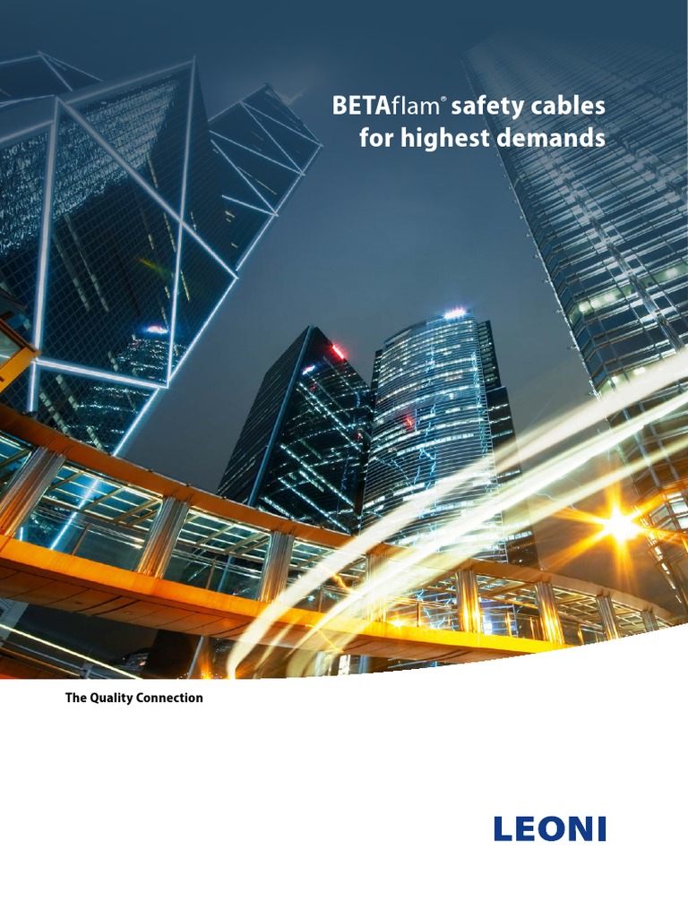 Betaflam Safety Cables | PDF | Sustainability | Infrastructure