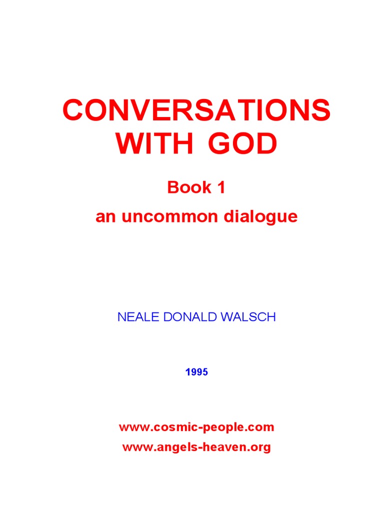 Conversations With God 1 (Pdfdrive) | PDF | Prayer | Love