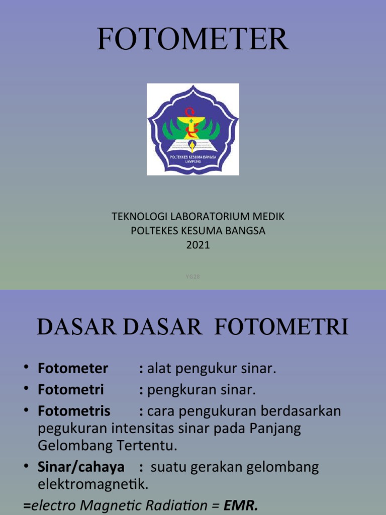 Fotometer | PDF