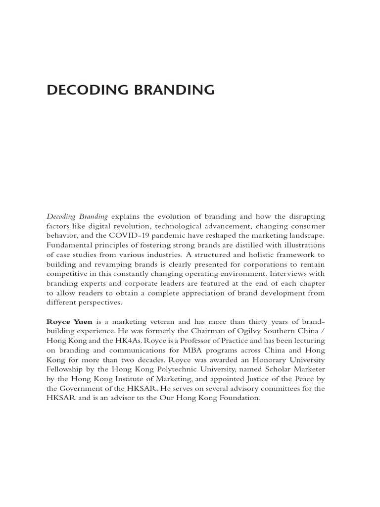 Decoding Branding | PDF | We Chat | Alibaba Group